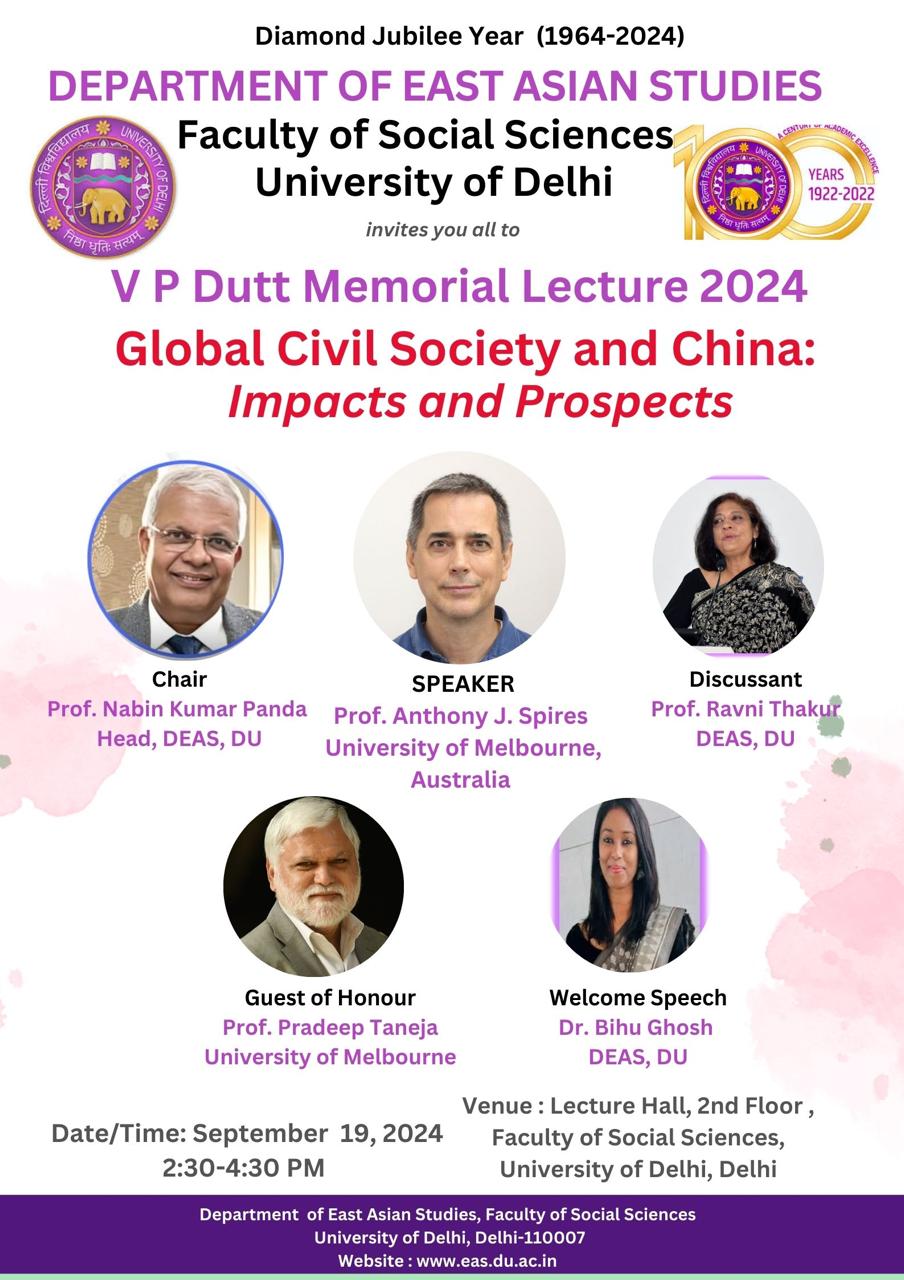 Department of East Asian Studies, University of Delhi